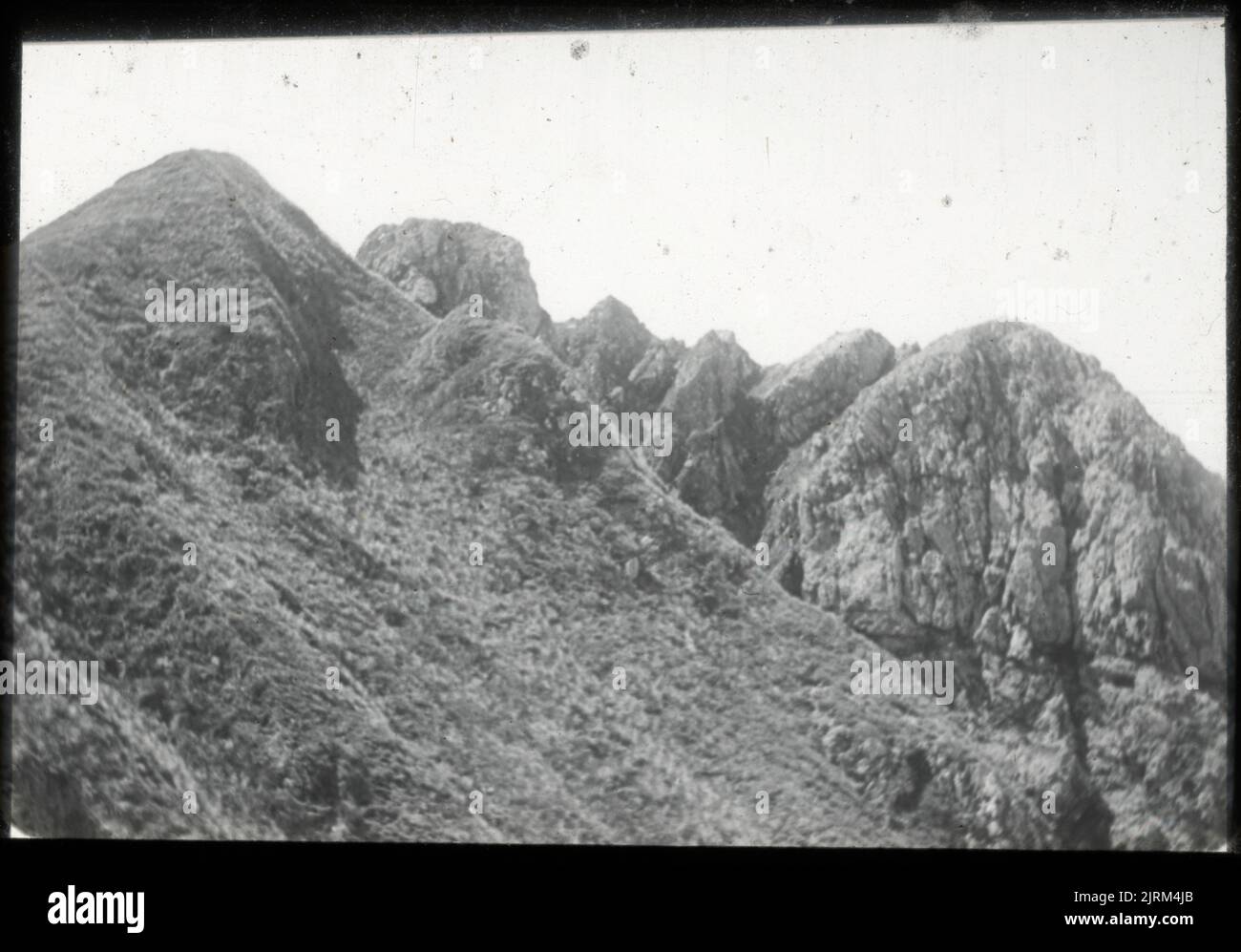 Some of the Waiohina Pinnacles, located between the head of Park Valley ...