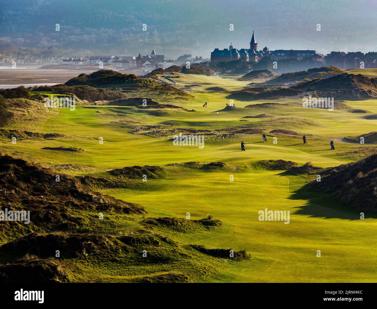 The Royal County Down Golf Course, Newcastle, Northern Ireland Stock ...