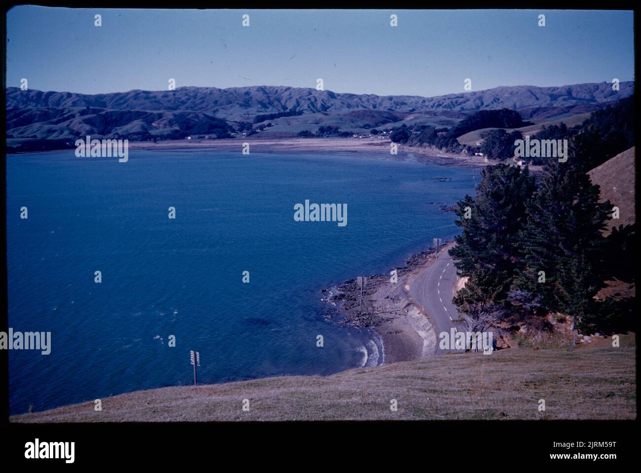 Head of Pauatahanui Arm of Porirua Harbour looking NE from southern ...