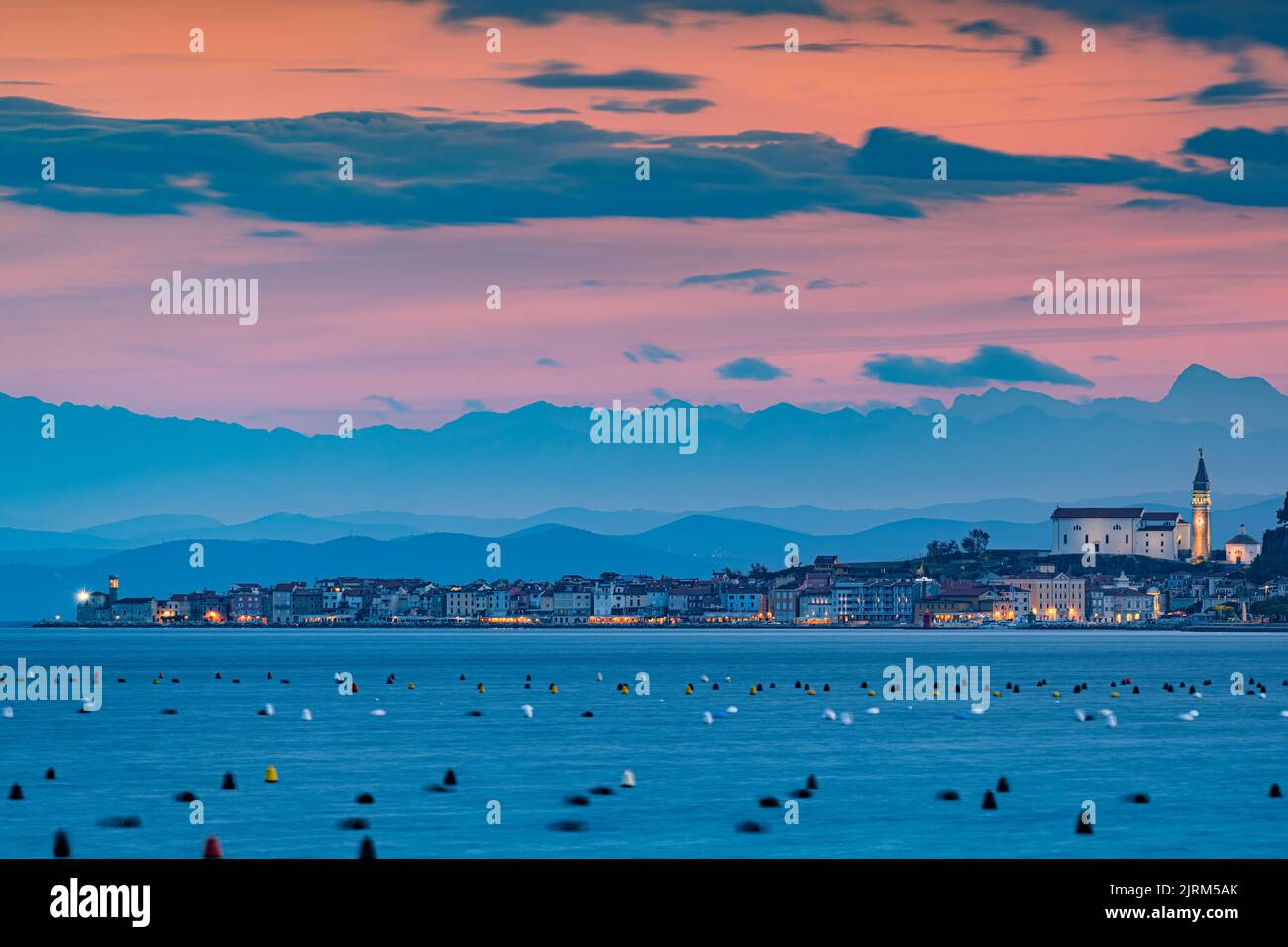 Piran city map hi-res stock photography and images - Alamy