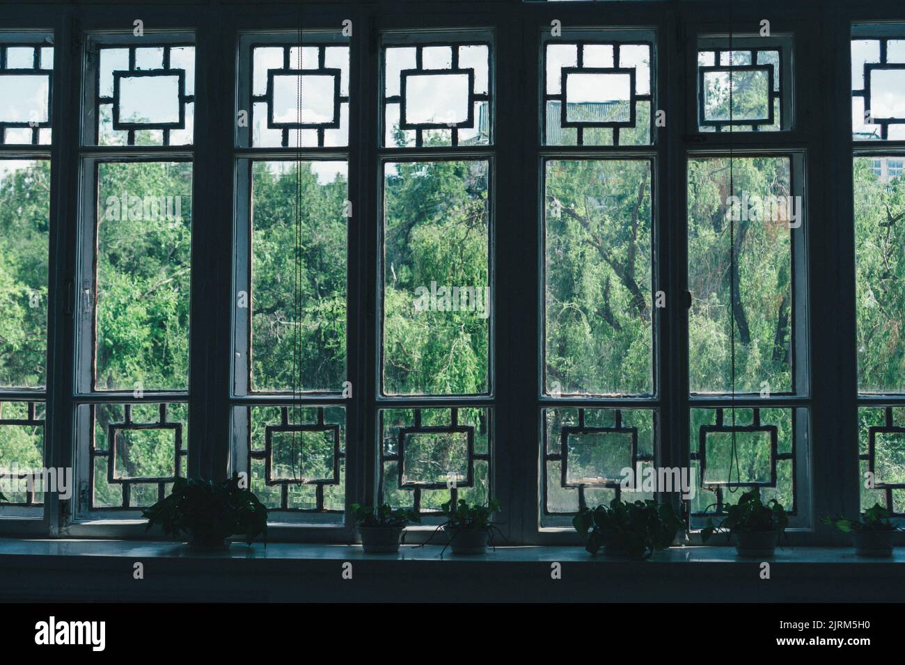 Green structure multiple windows hi-res stock photography and images ...