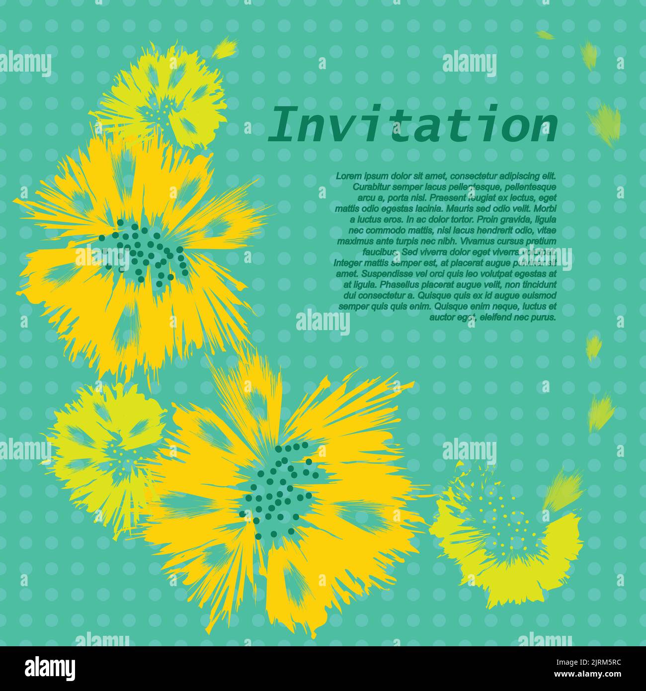 Floral frame and petals. Element for design Stock Vector Image & Art ...