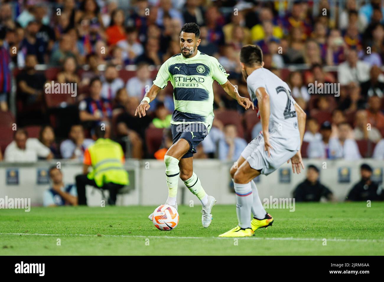 Riyad Mahrez of Manchester City during the Friendly Football match ...