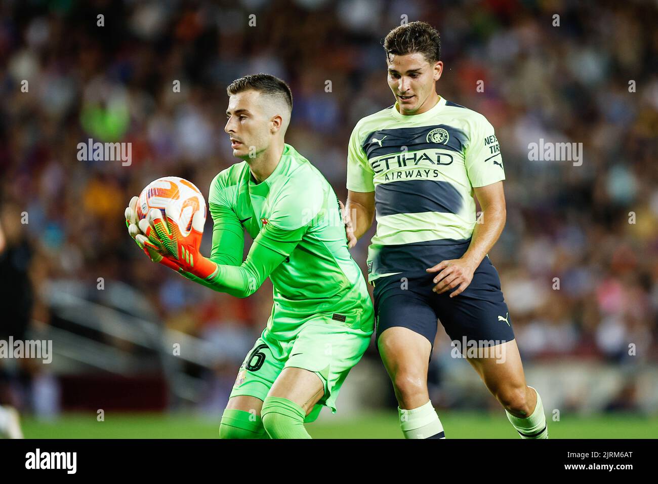 Inaki Pena of FC Barcelona during the Friendly Football match between ...