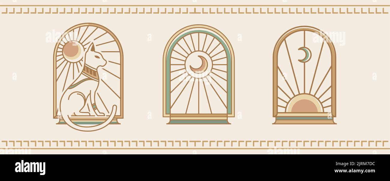 Egyptian god of the moon Stock Vector Images - Alamy