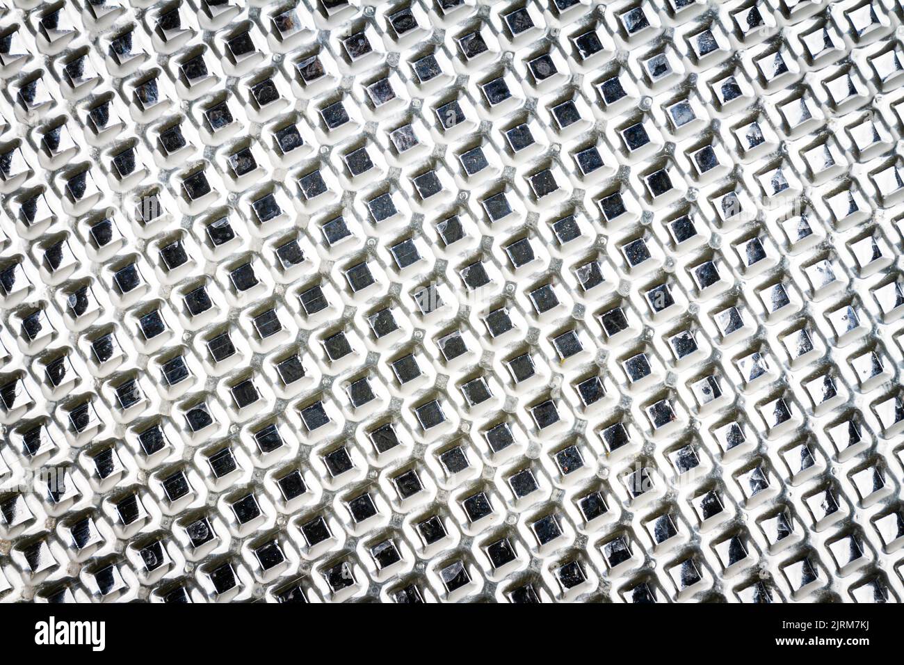 Silver plastic packaging food tray texture background Stock Photo - Alamy