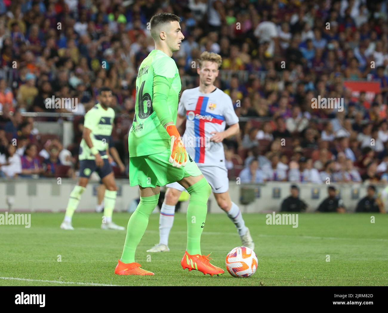 Inaki Pena of FC Barcelona during the Friendly Football match between ...