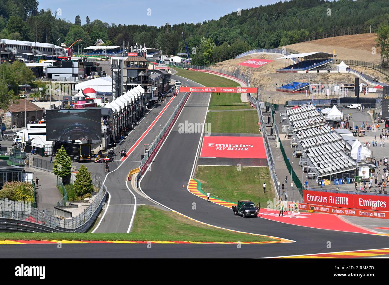 Illustration shows the Raidillon during preparations ahead of this ...