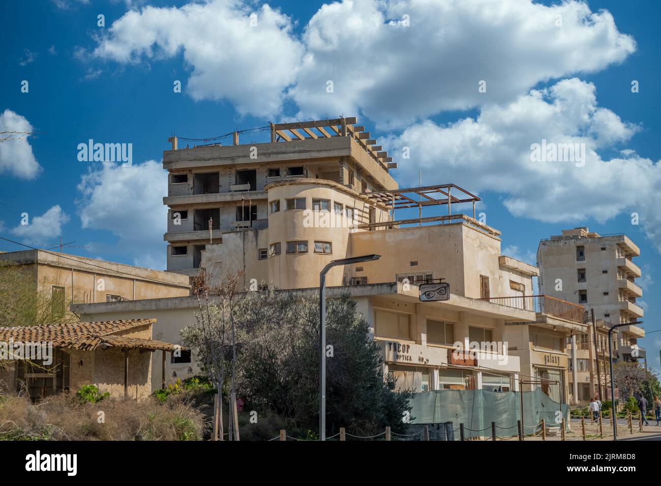 Varosha, Famagusta, Cyprus - June 2021: The abandoned city, ghost town ...