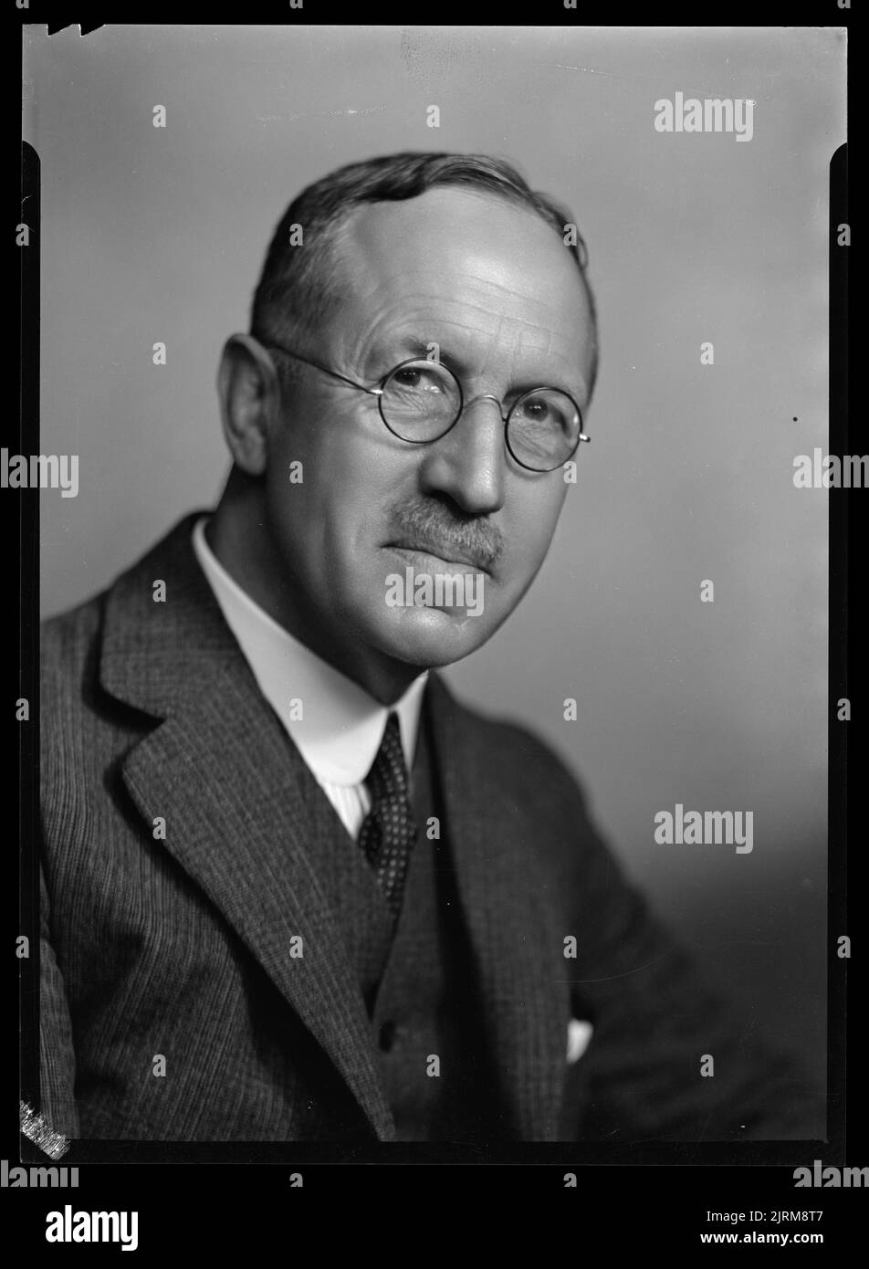 Dr Wall, 05 March 1937, Wellington, by Spencer Digby Studios. Spencer ...