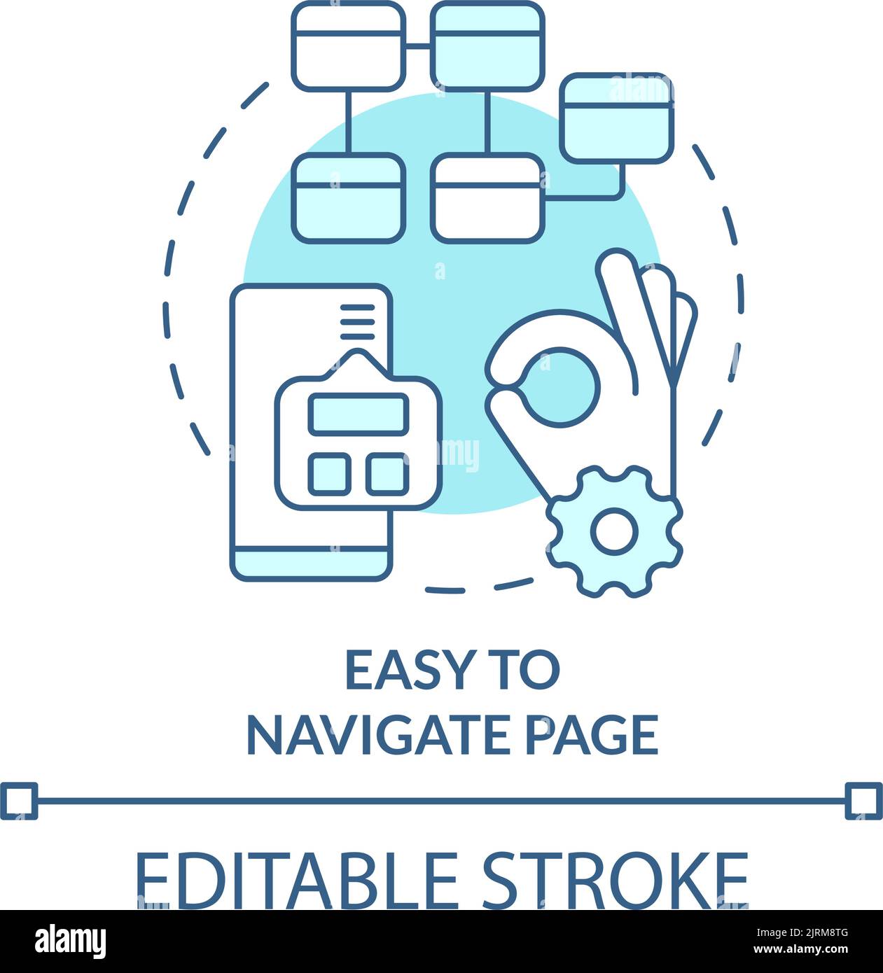 Navigate infographic Cut Out Stock Images & Pictures - Alamy
