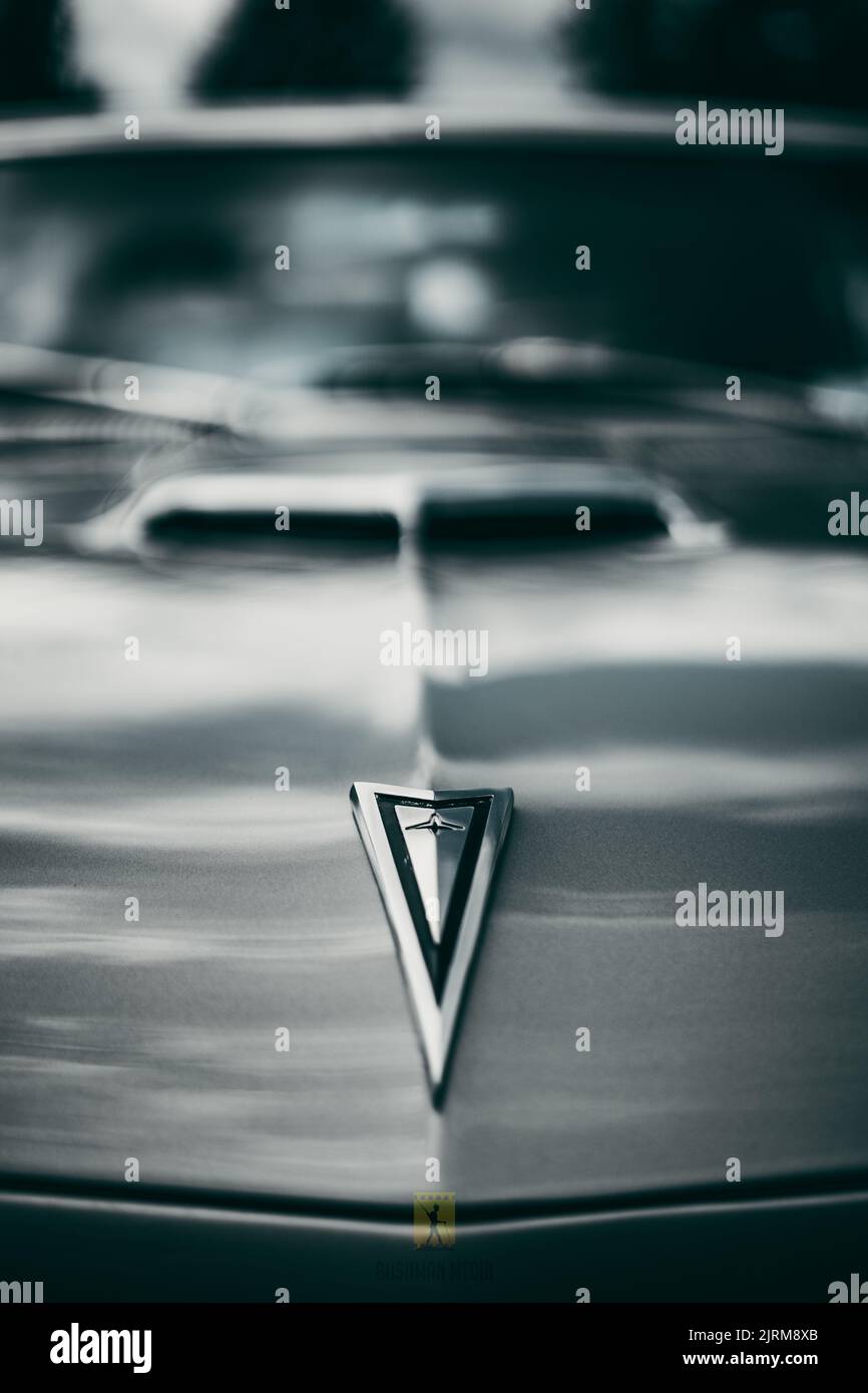 Spring meeting of owners of old cars in city Hagfors-Sweden. Old car ...