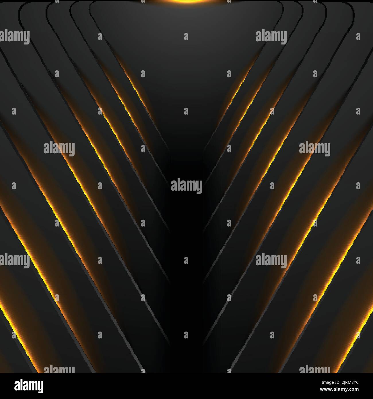 Dark triangle tunnel glowing Stock Vector Images - Alamy