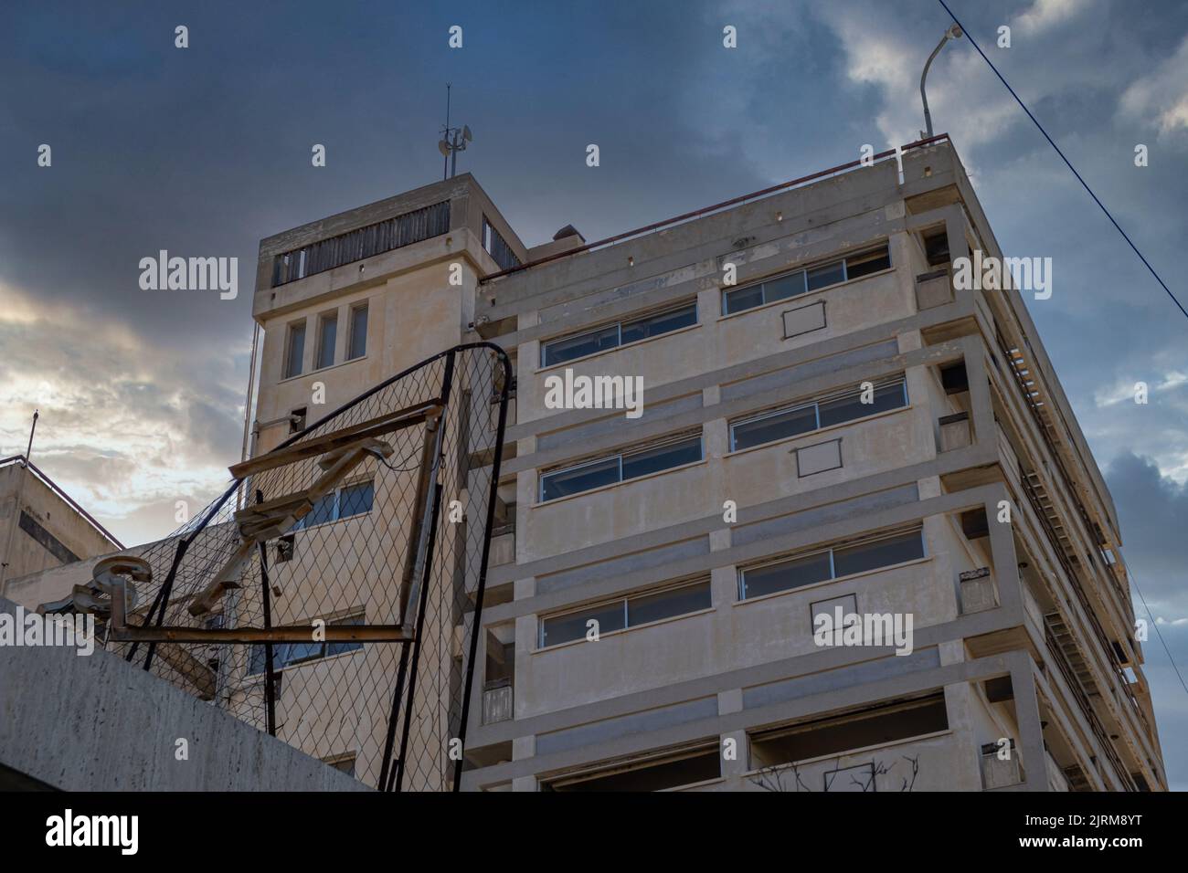 Varosha, Famagusta, Cyprus - June 2021: The abandoned city, ghost town ...