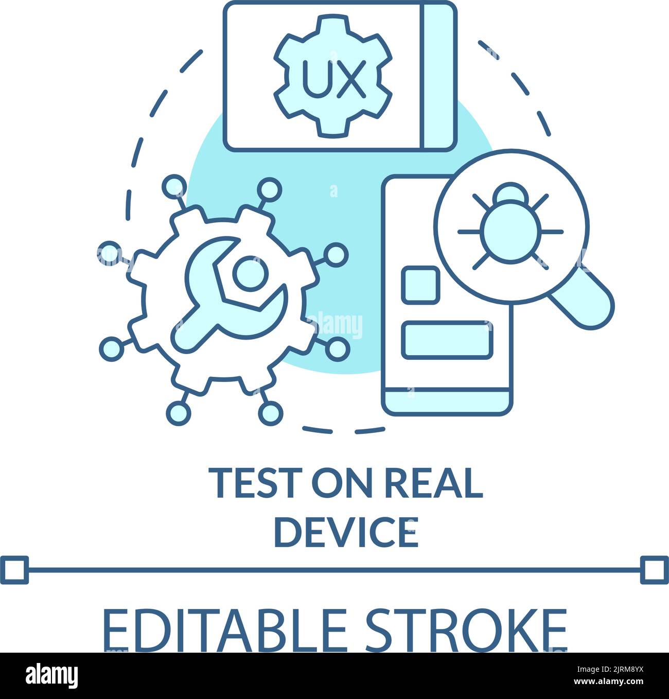 Mobile try Stock Vector Images - Alamy