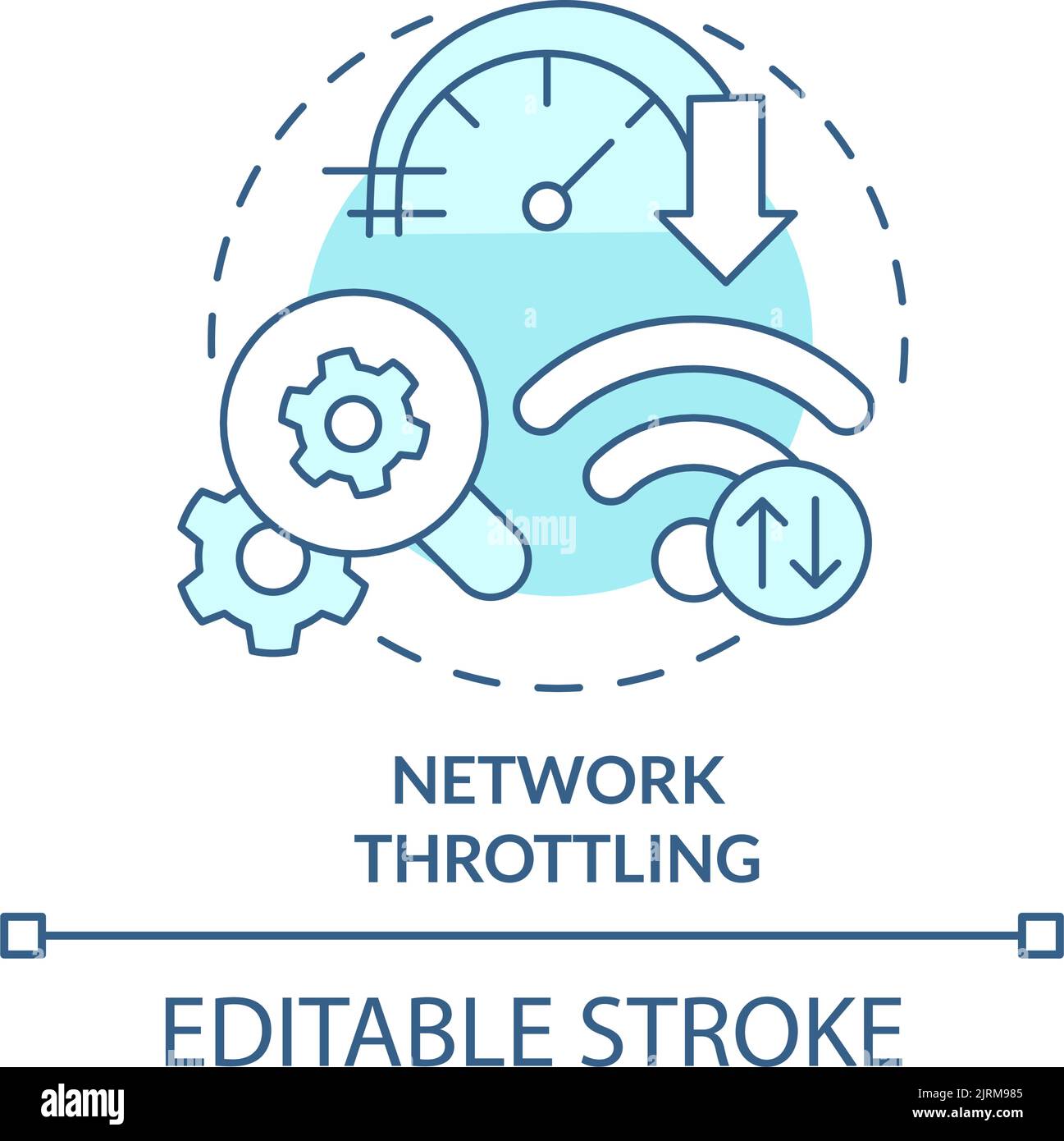 Network throttling turquoise concept icon Stock Vector Image & Art - Alamy Network throttling turquoise concept icon Stock Vector Image & Art - Alamy