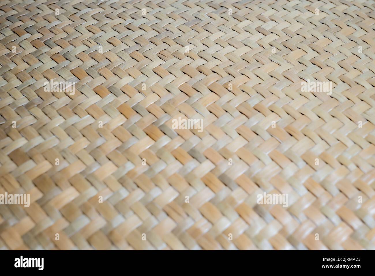A specific focused point of abstract wicker texture of bamboo weaver ...