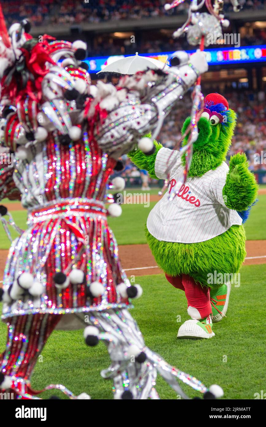 Wmmrs Jacky Bam Bam Wears His Prize Winning Mummers Costume As He