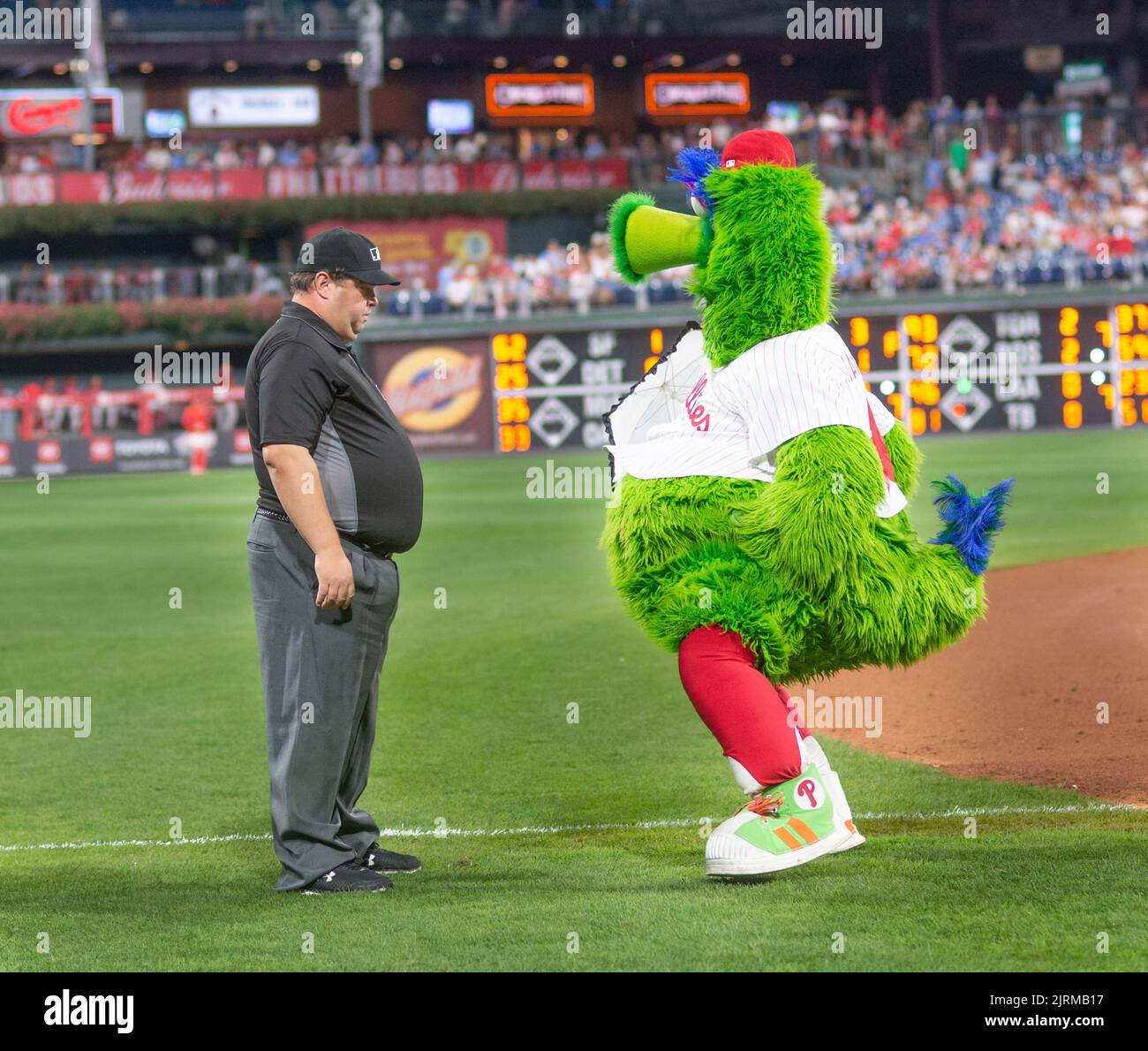 WMMR's Jacky Bam Bam wears his prize winning Mummers costume as he ...