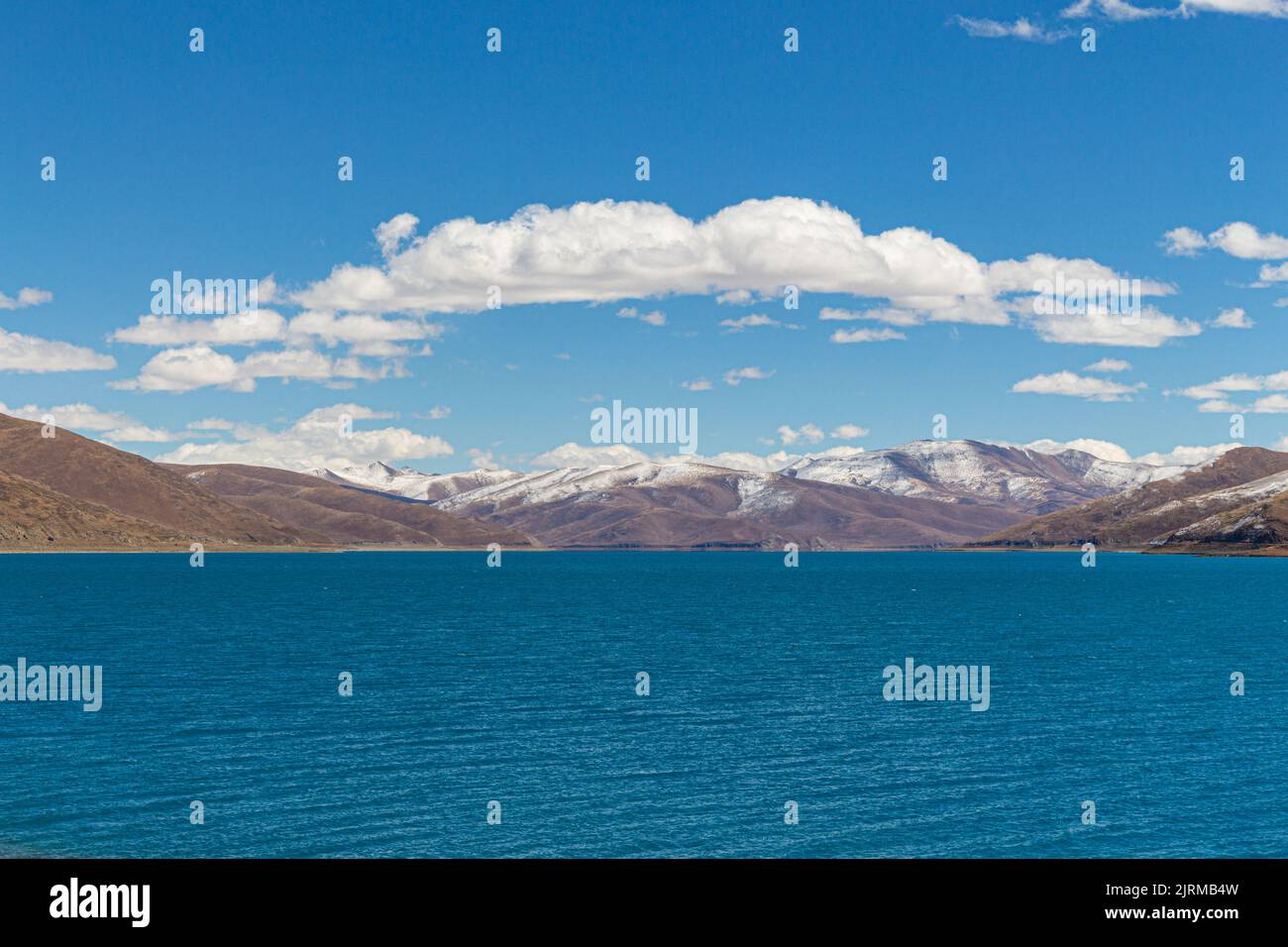 Yangzhuo Yongcuo lake also known as slender west lake is close to Lhasa ...