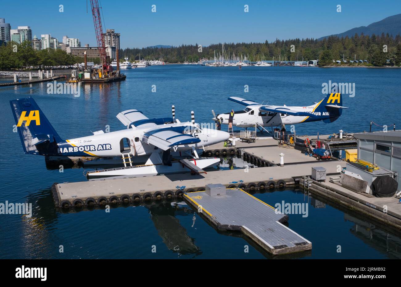 Harbour Air seaplanes, Vancouver, Canada Stock Photo - Alamy
