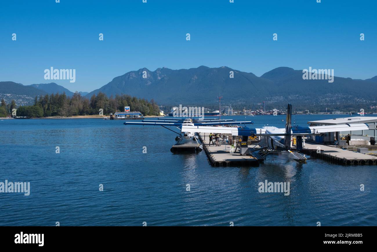 Harbour Air seaplanes, Vancouver, Canada Stock Photo - Alamy