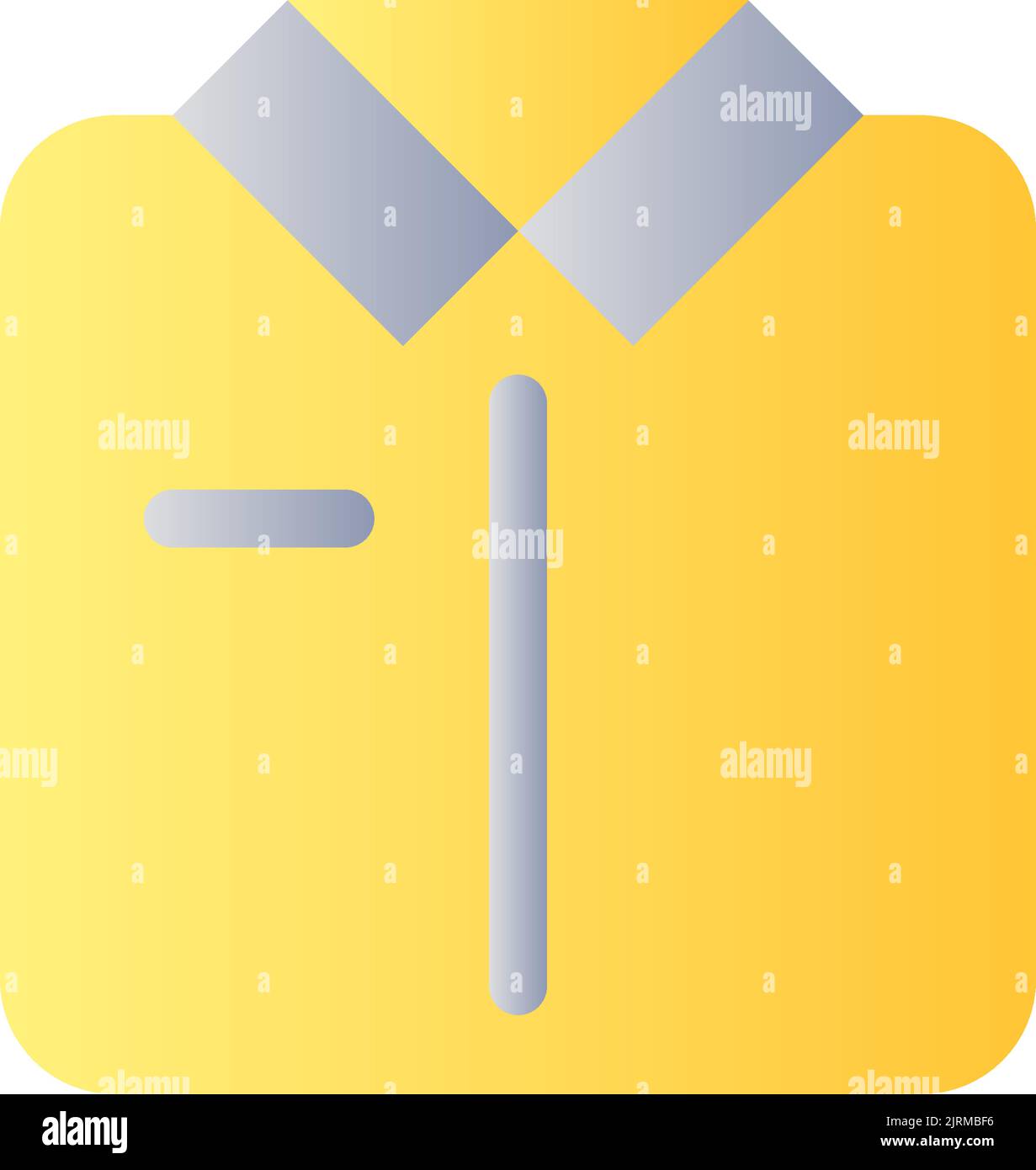 Folded shirt flat gradient color ui icon Stock Vector Image & Art - Alamy