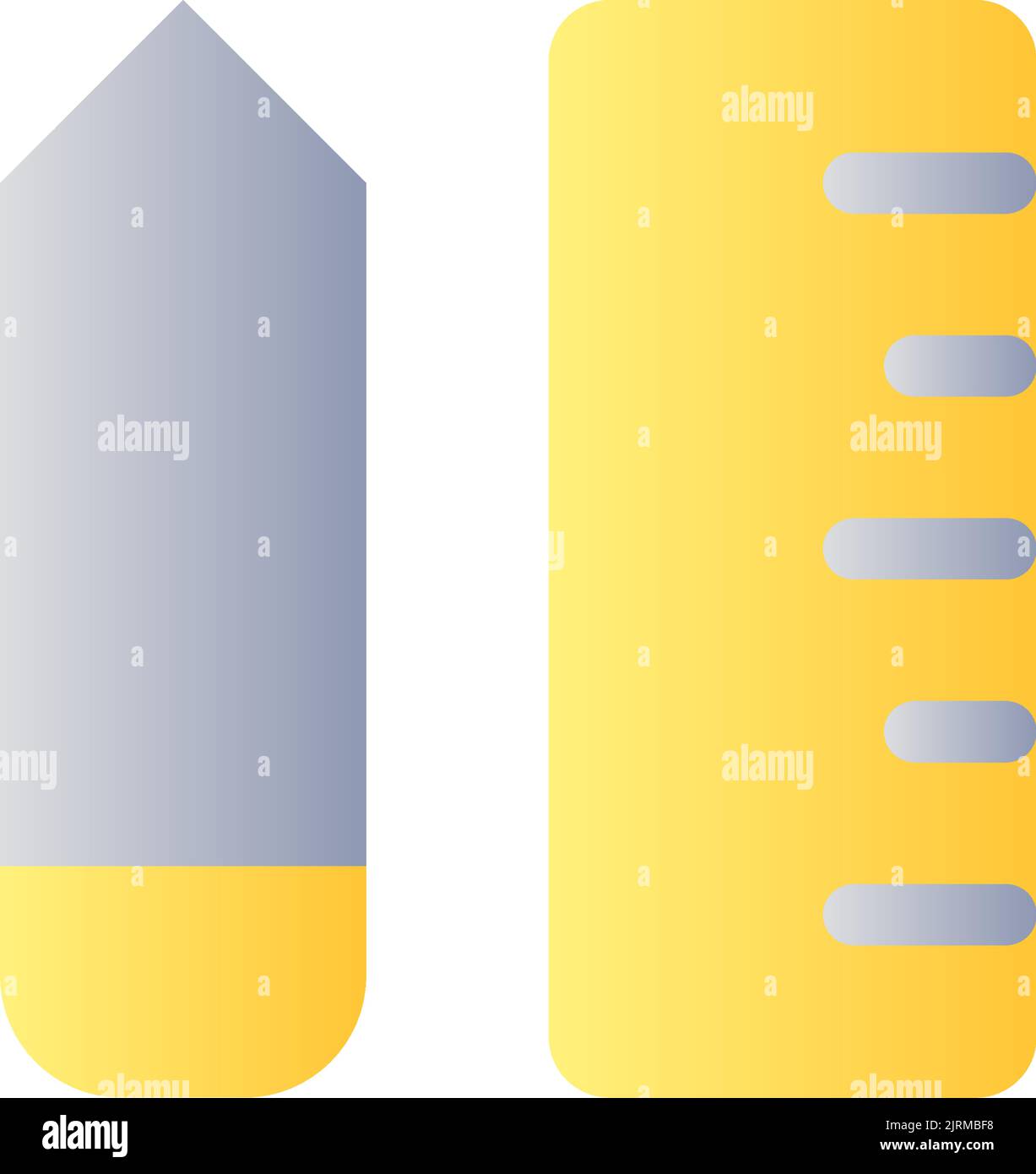 Stationery flat gradient color ui icon Stock Vector Image & Art - Alamy