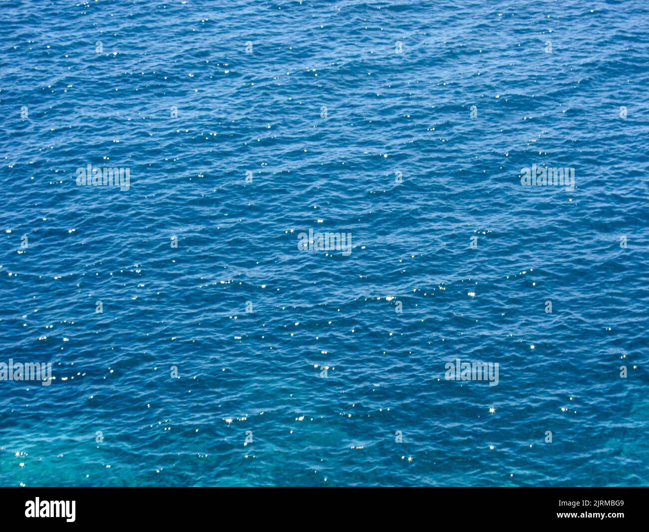 Blue Water Texture Pattern at Noon on the Atlantic Ocean Stock Photo ...