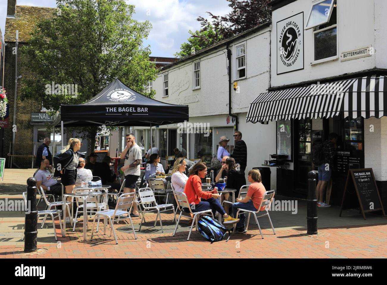 Shops in Ely City centre, Cambridgeshire, England, UK Stock Photo - Alamy