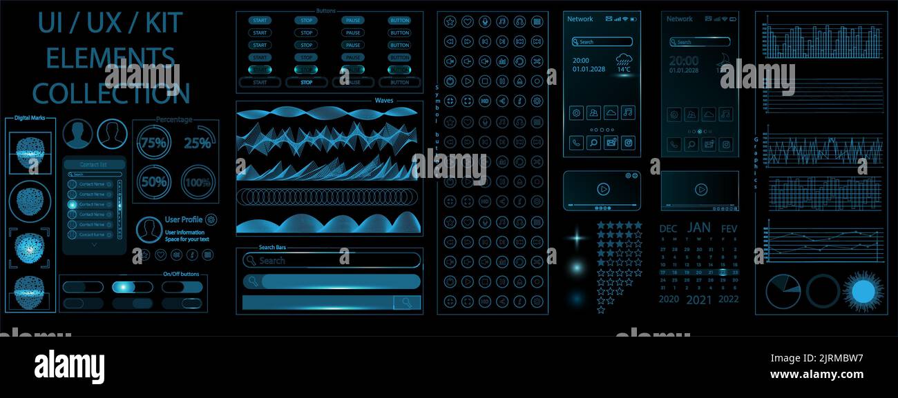 UI, UX, GUI mobile screens modern infographic. Diagram template and ...
