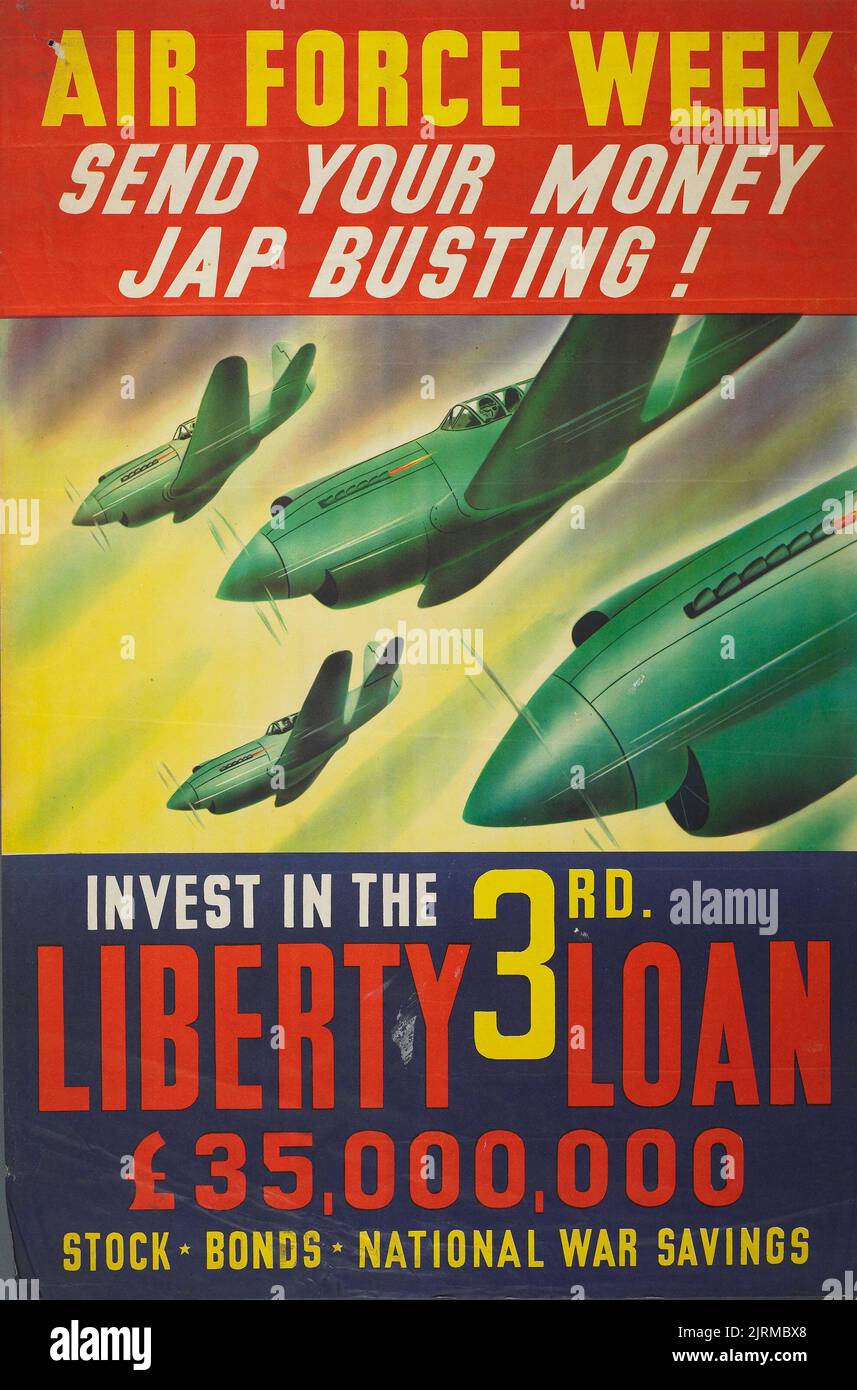 Poster, 'Air Force Week', June 1943, Wellington, by National War ...
