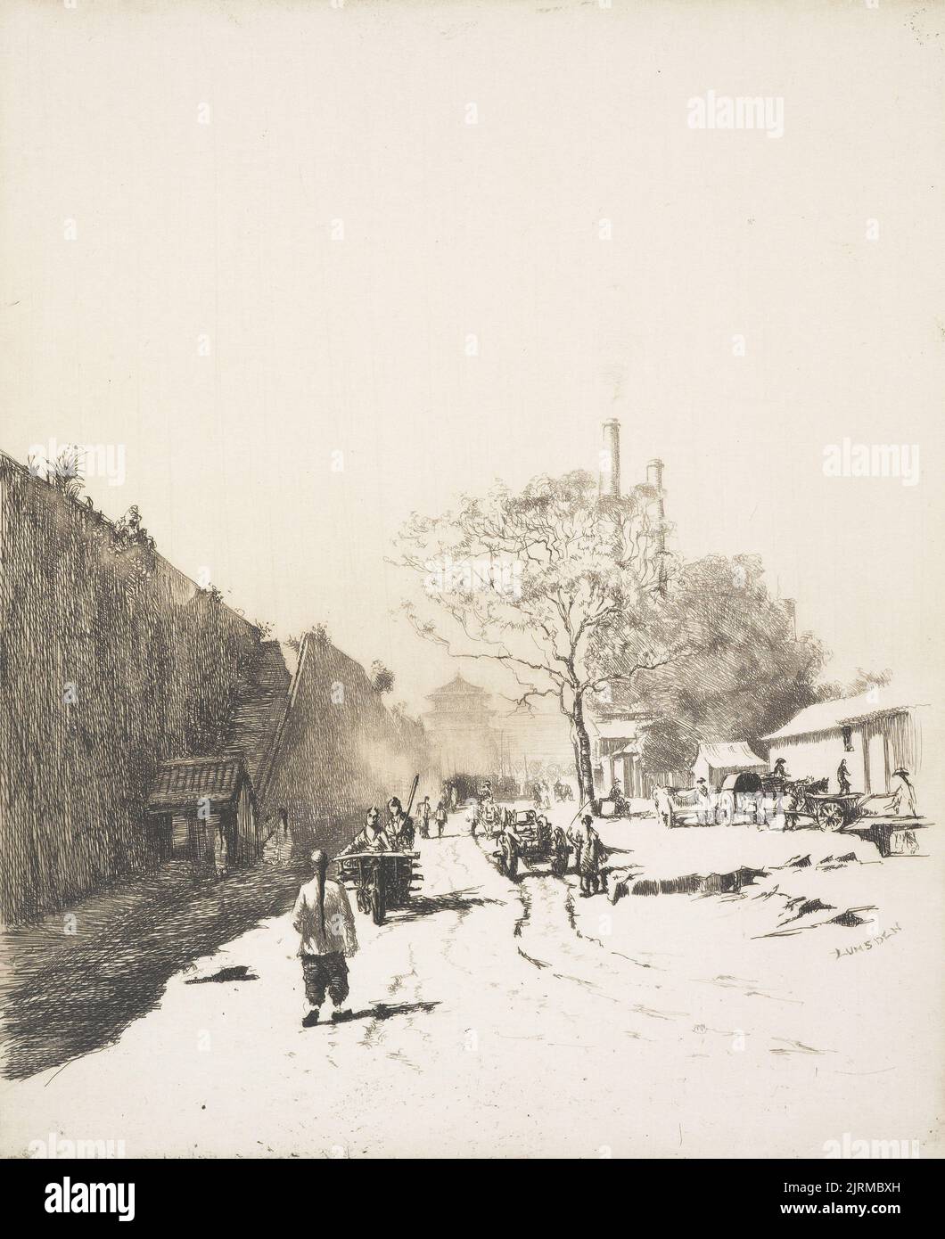 Peking City Wall. From: Far Eastern plates., 1911, Beijing, by Ernest ...