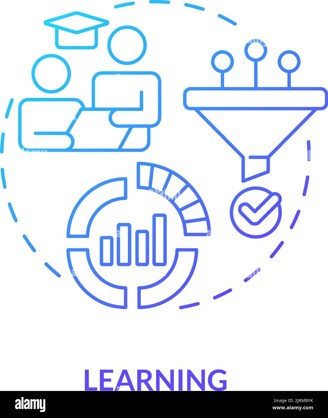 Learning blue gradient concept icon Stock Vector Image & Art - Alamy Learning blue gradient concept icon Stock Vector Image & Art - Alamy