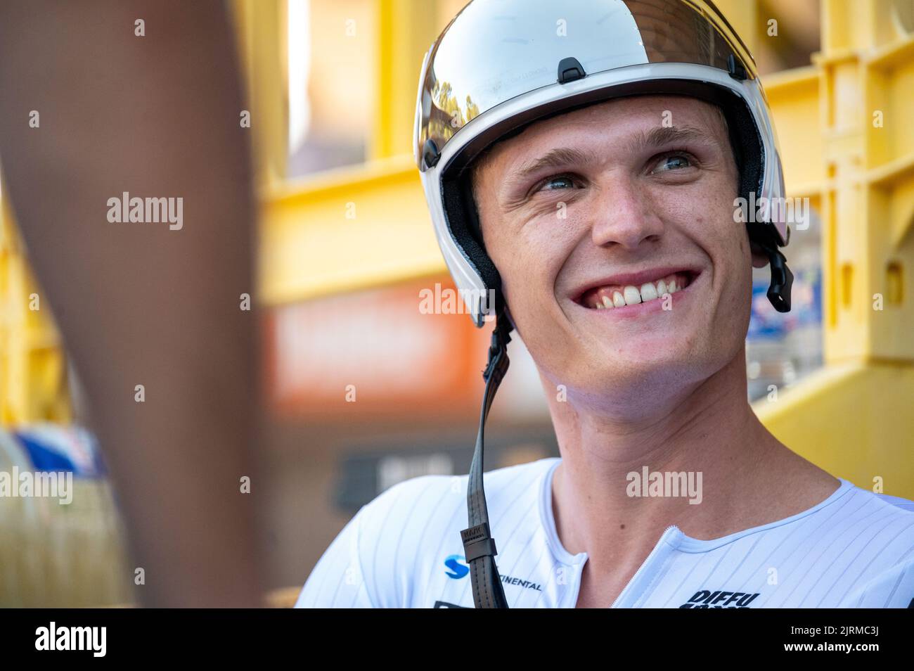 Tom DERACHE, Men's Sprint during the Track Cycling French championships ...