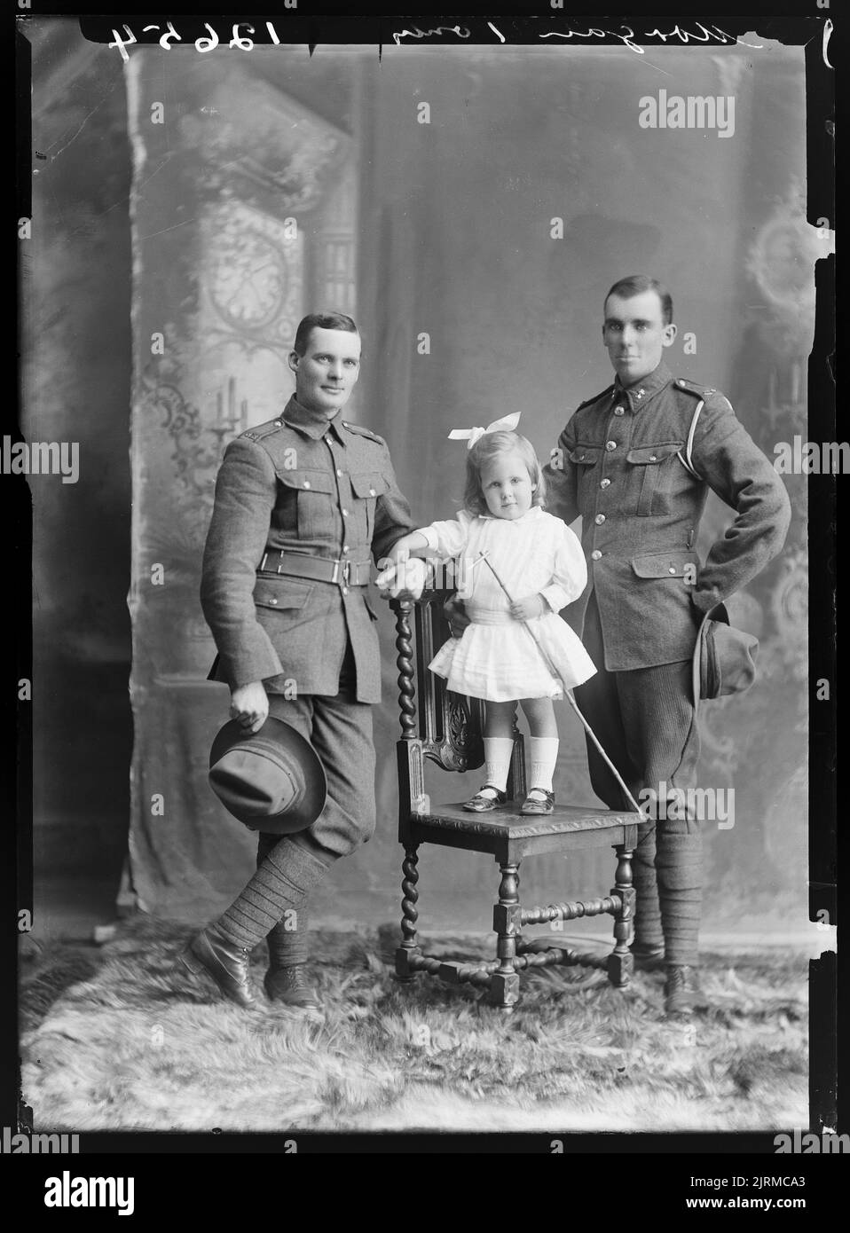 Francis Harold Morgan, Edmund Guthrie Morgan and their niece, Joyce ...