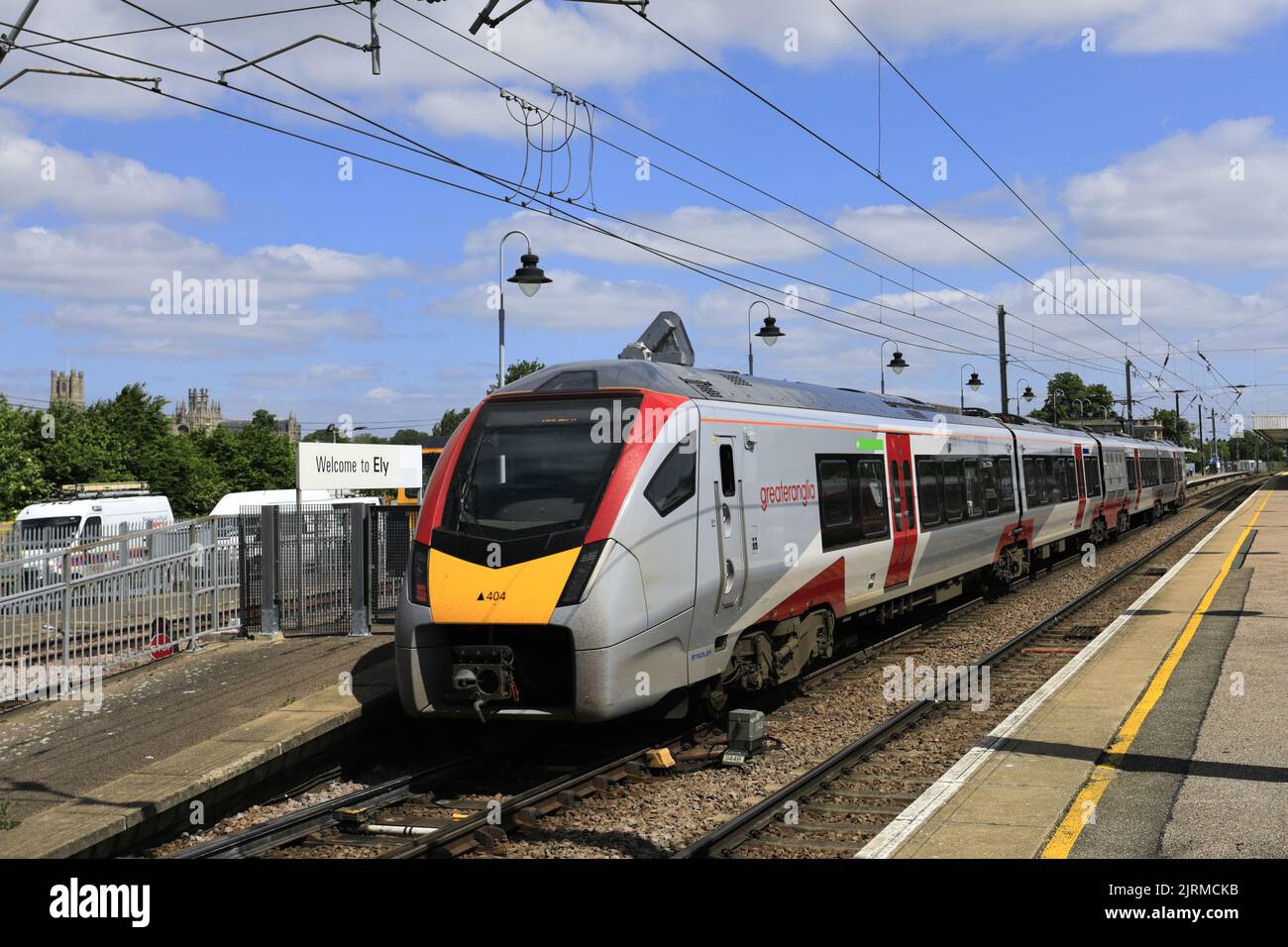 Greateranglia trains, Class 755 train at Ely station, Ely city ...