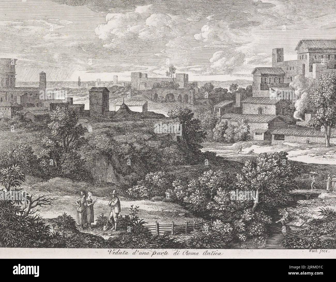 Die Römischen Ansichten (Views of Rome)/ Veduta d'una parte di Roma ...