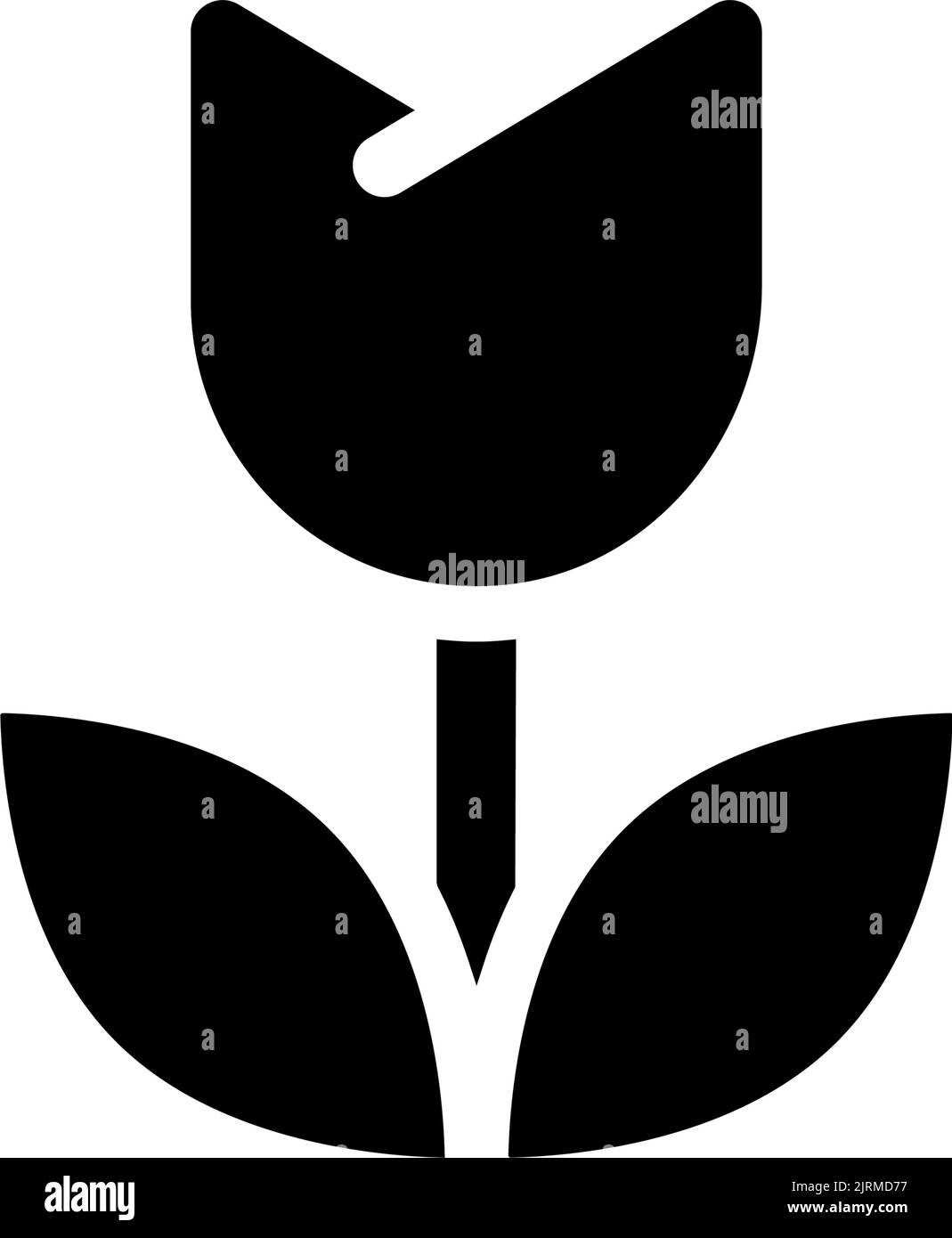 Flower black glyph ui icon Stock Vector Image & Art - Alamy