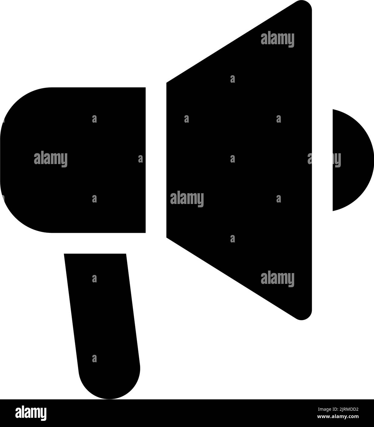 Megaphone silhouette clipart hi-res stock photography and images - Alamy