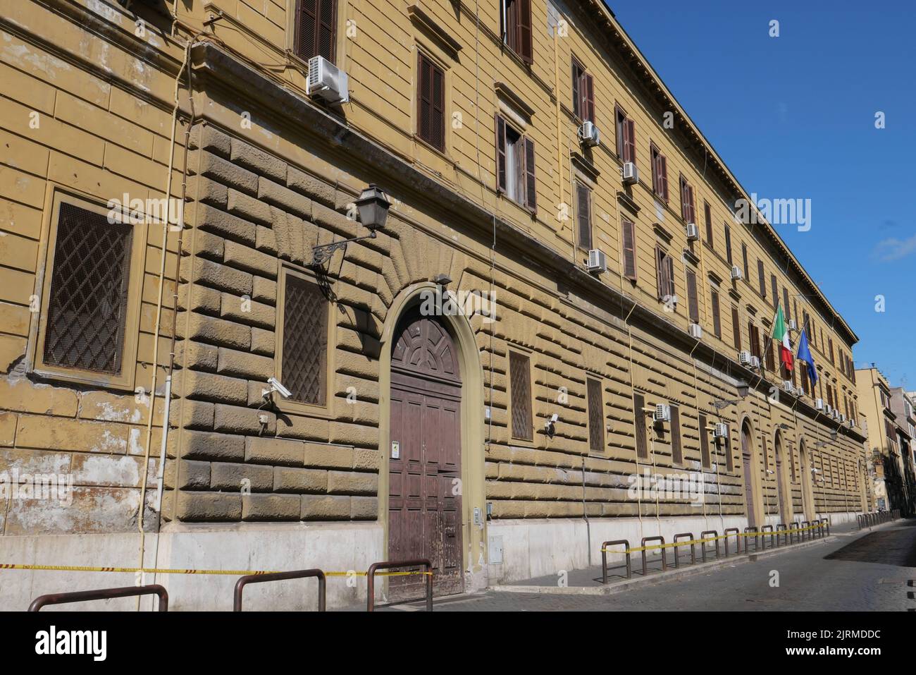 AN EXTERNAL VIEW OF THE HISTORIC JUDICIAL PRISON OF REGINA COELI Stock ...