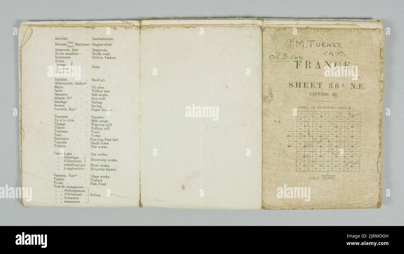 France sheet 36a n e map hi-res stock photography and images - Alamy