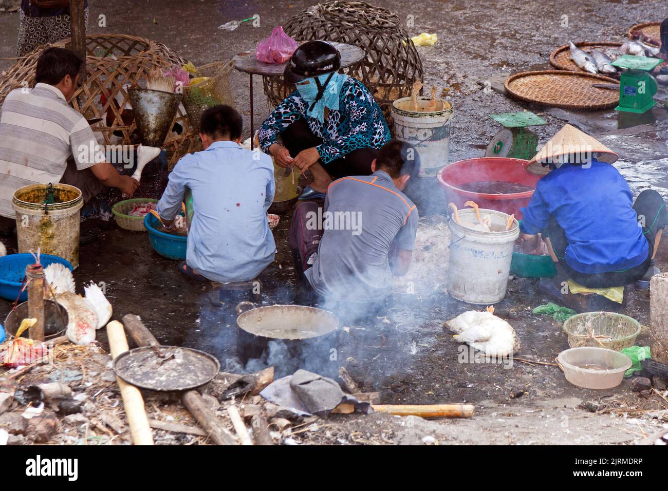 Vietnam people workers fire hi-res stock photography and images - Alamy