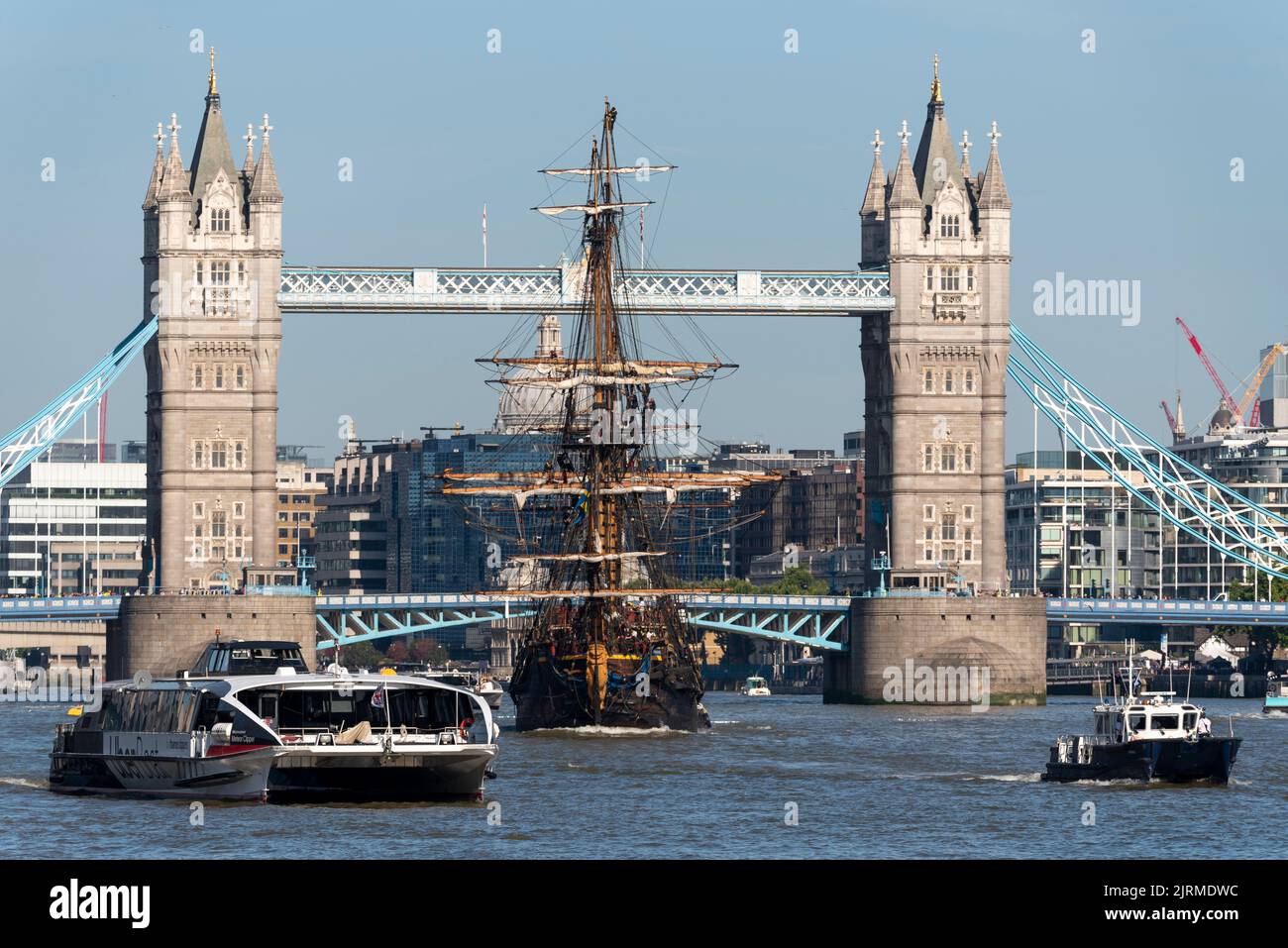 Gotheborg of Sweden, sailing replica of the Swedish East Indiaman ...
