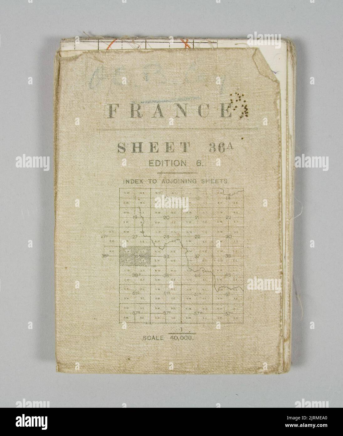 Map, France. Sheet 36A, 1917, United Kingdom, by Ordnance Survey. Found ...