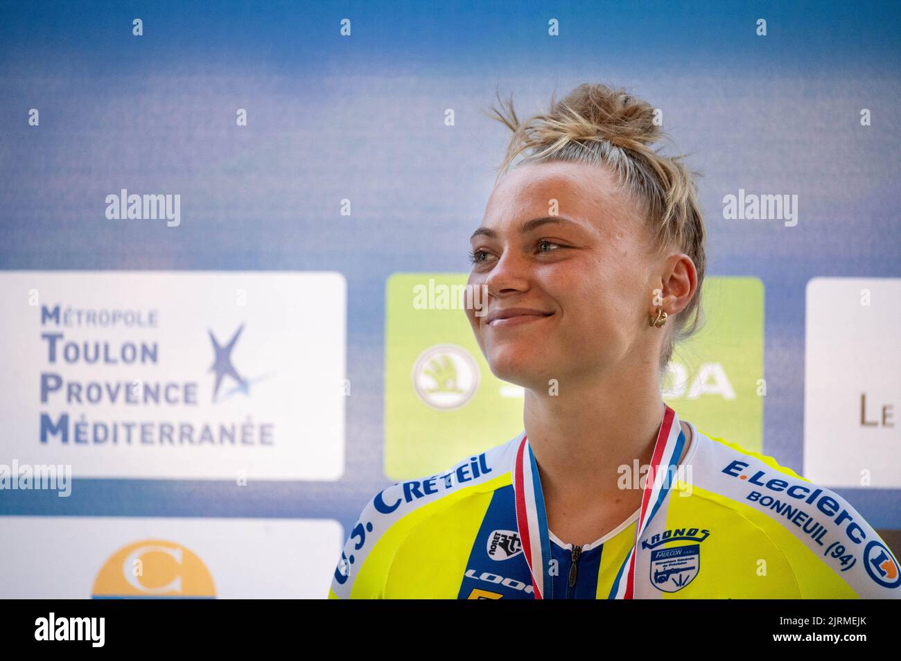 Julie MICHAUD, Women's Keirin during the Track Cycling French ...