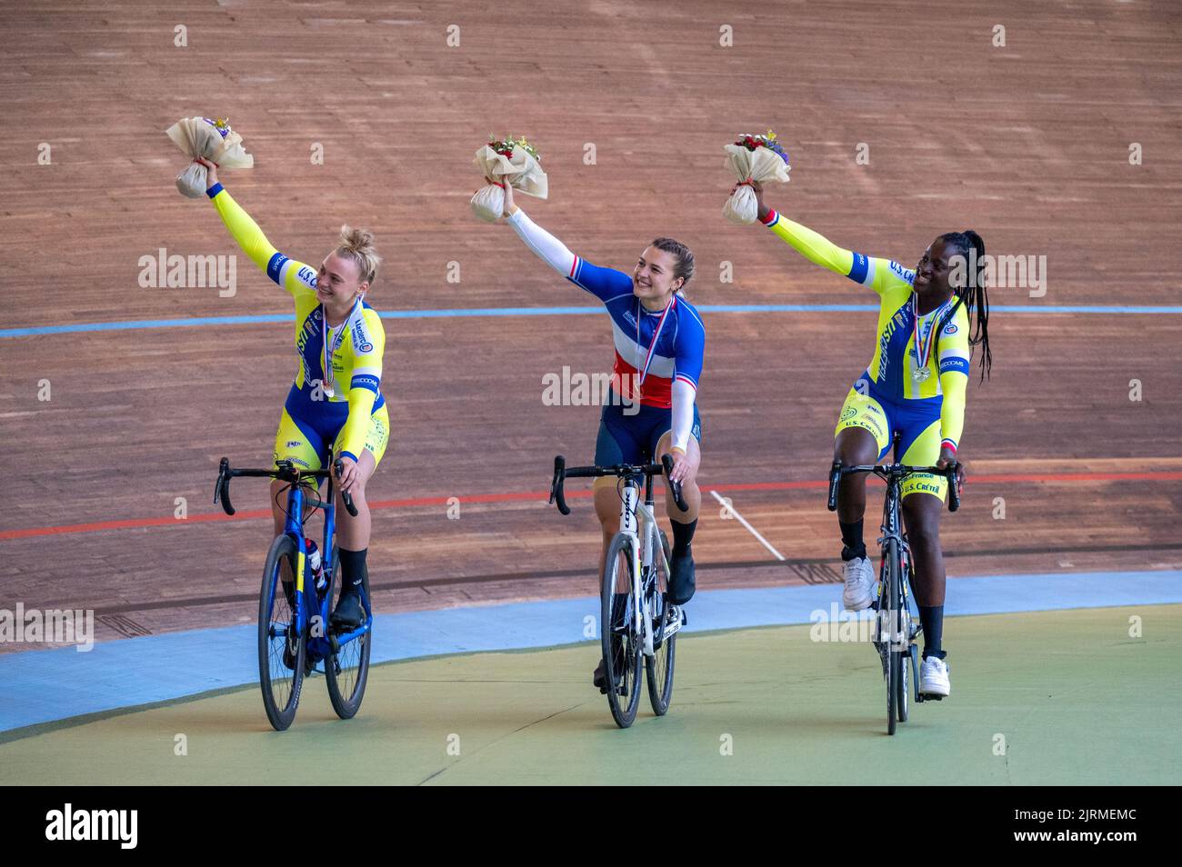 Mathilde GROS, Julie MICHAUD and Taky Marie Divine KOUAME , Women's ...