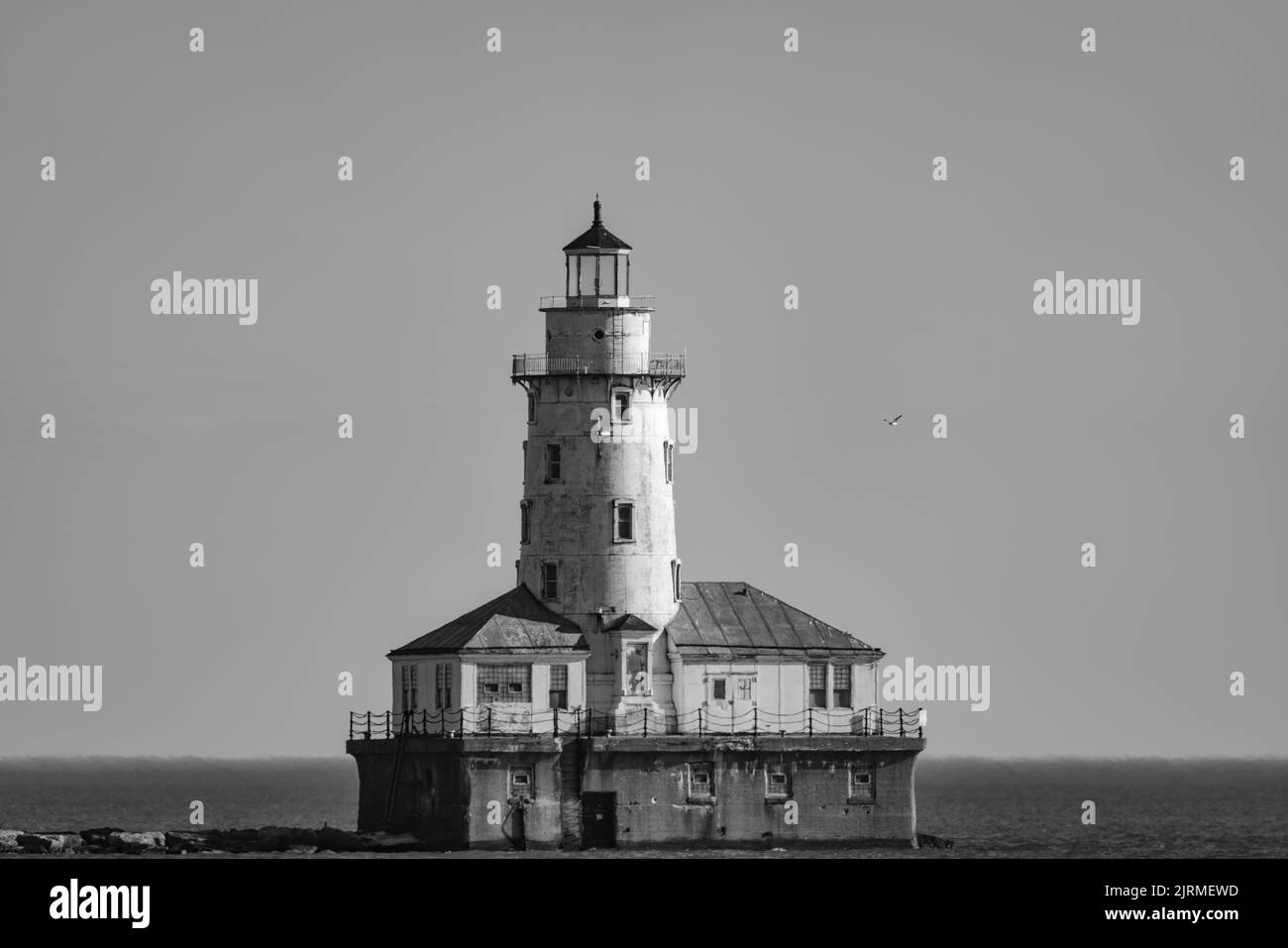 Lighthouse pier black white hi-res stock photography and images - Alamy