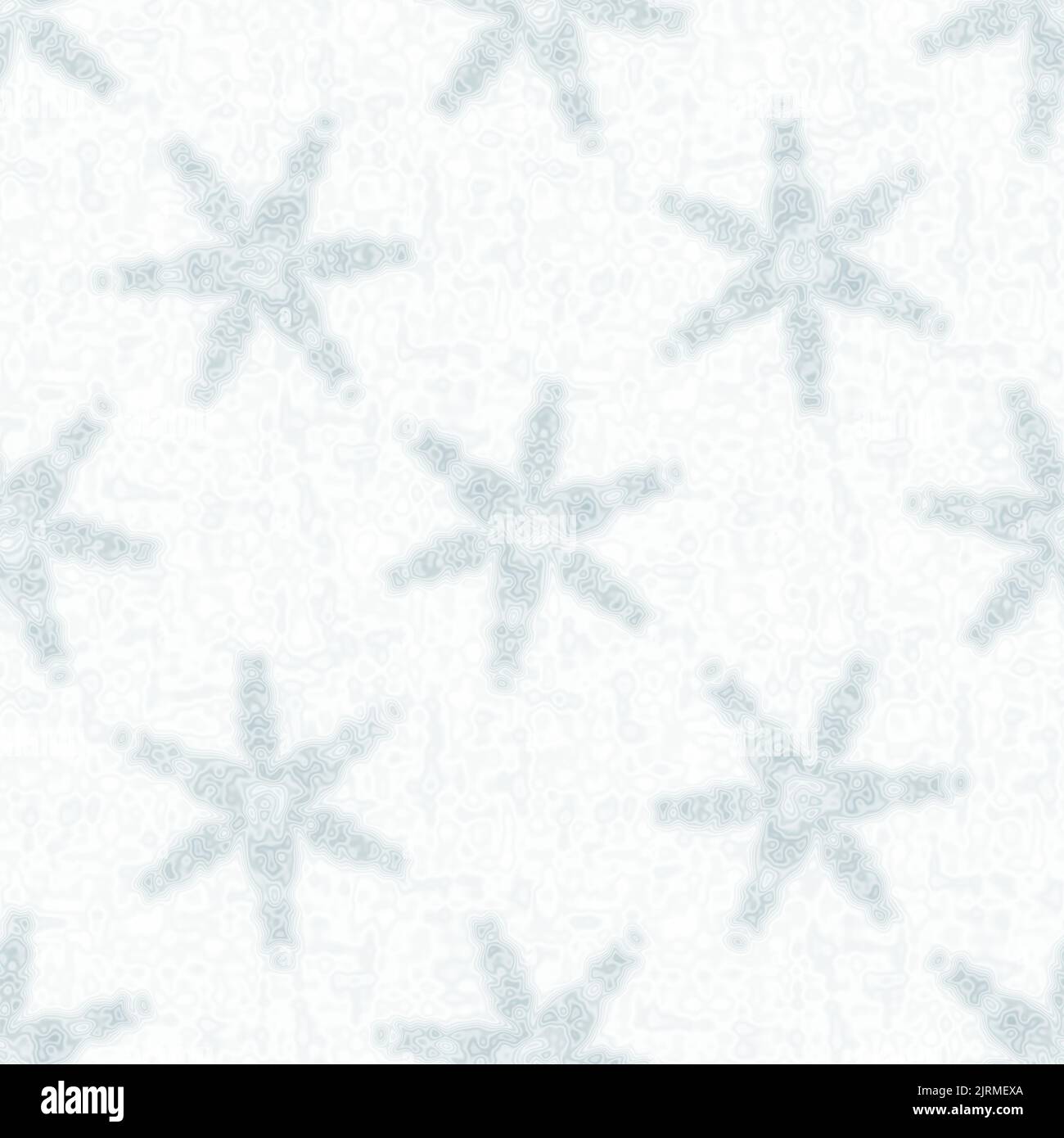 Soft ice blue snow flake pattern background. Simple minimal frosty blur ...