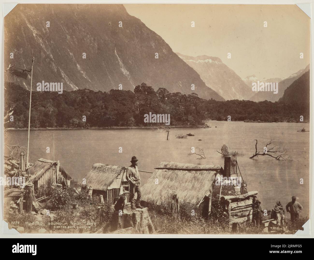 Milford Sound, The "City", 1882, Dunedin, by Burton Brothers, Alfred ...